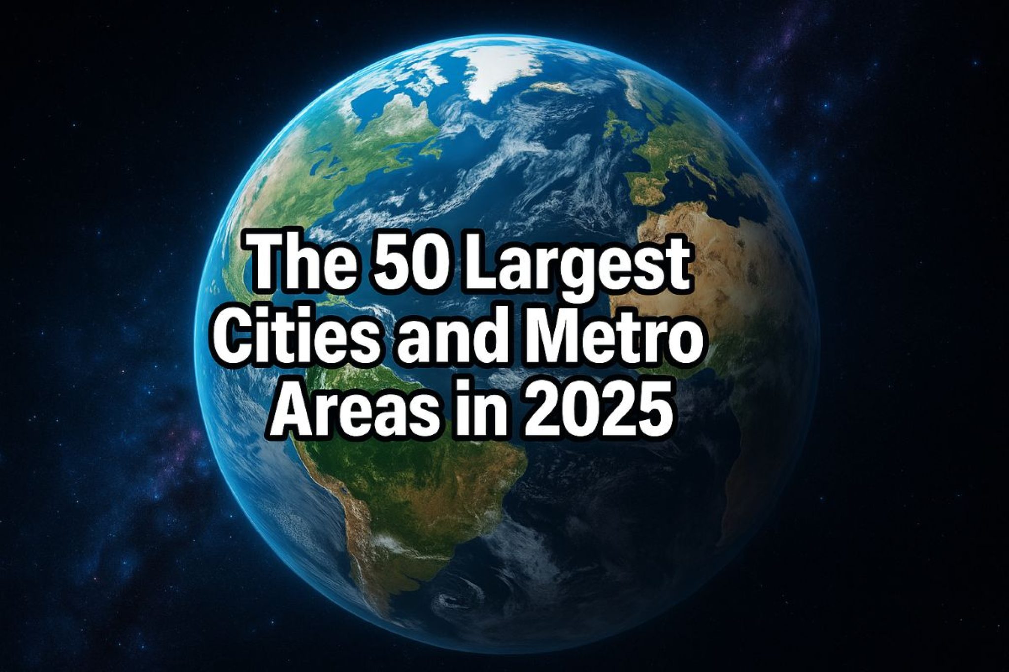 50 largest cities and metropolitan areas in the world (2025) - NetValuator
