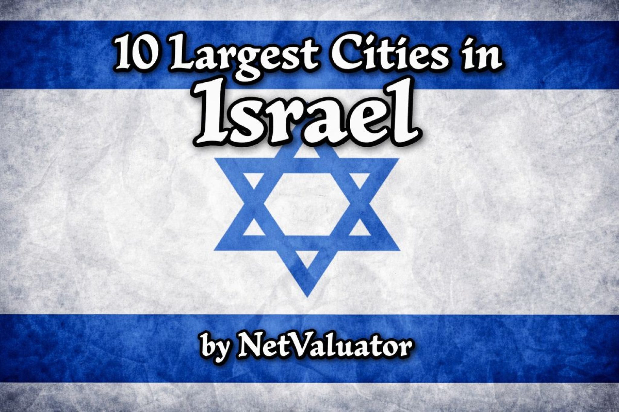 10 största städerna i Israel (2025) - NetValuator (Svenska)