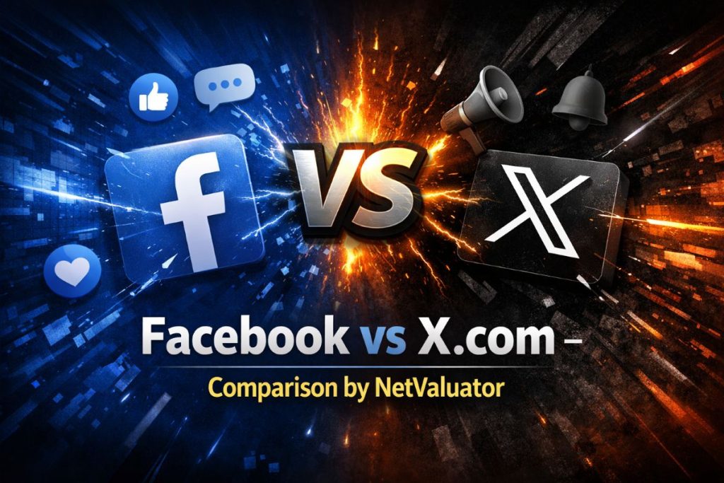 Facebook vs X (Twitter) – Vertailu – Hyvät ja huonot puolet ...