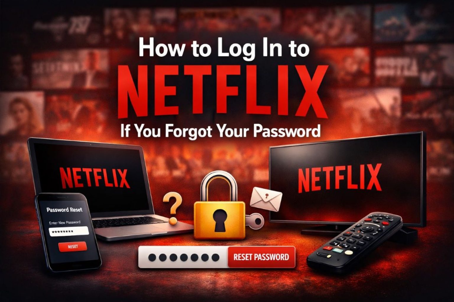 How to Log In to Netflix If You Forgot Your Password - NetValuator