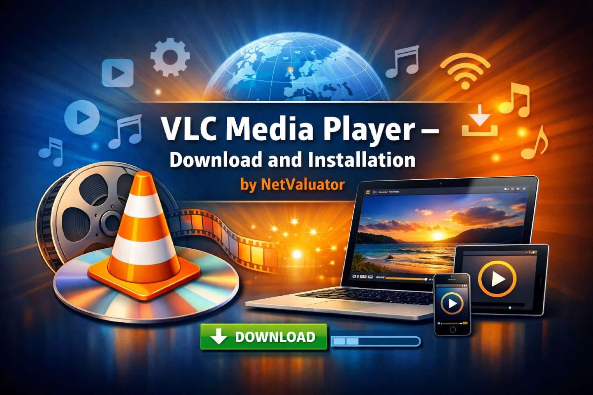 VLC Media Player – Download und Installation - NetValuator (Deutsch)